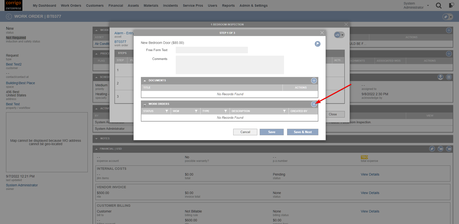 Corrigo Enterprise 9 - Create New Work Order Button Missing From ...